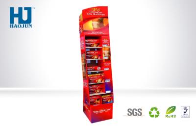 Китай Стойка дисплея пола картона таможни рифлёная для продукта Kneelet продается