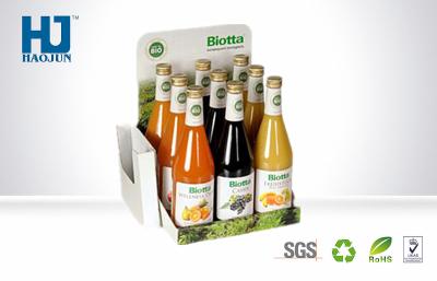 China Caixas de exposição do cartão do cartão da propaganda para bebidas/suco de fruto à venda
