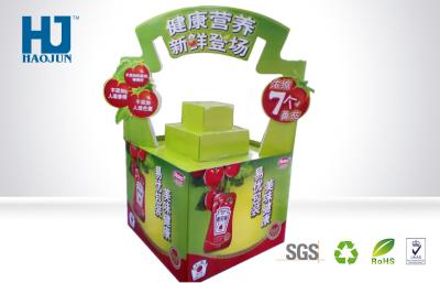 China Kleur vier paste de Vouwbare Gedrukte Golfvertoning van de Stortplaatsbak voor het Drinken Bevordering aan Te koop