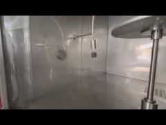 IPX Cámara de prueba de lluvia para pruebas de durabilidad electrónica de uso de laboratorio compacto