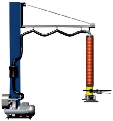 China EMLH1202550 Sistema de elevación al vacío 2800mm*270° Área de trabajo del sector con riel de aleación de aluminio en venta