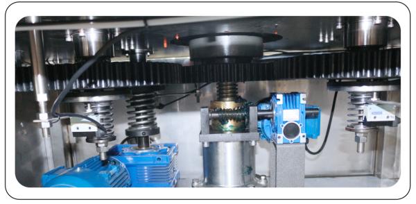 Machine d'emballage rotatif à capot automatique de 80 ml-1L 6000 BPH
