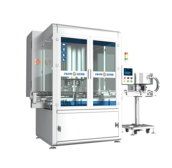 Machine d'emballage rotatif à capot automatique de 80 ml-1L 6000 BPH