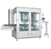 China Automatic Rotary Anti-Theft Capping Machine 6 Head for 1-5L Fertilizer Drums 5000BPH for sale