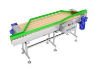 China ZXP-6 Straight Buffer Table 2000mm Conveyor for Round Bottles 40-95mm Diameter for sale