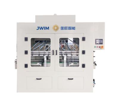 China Anti Corrosion PP Frame 12-Nozzles Automatic Servo Piston Filling Machine for sale