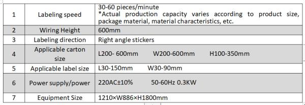 Flexible Convenient TN-PA6210X Instant Printing Right Angle Labeling Machine