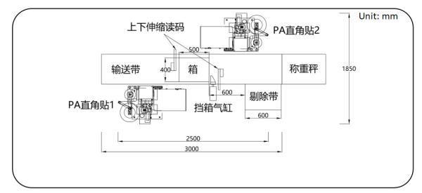 Flexible Convenient TN-PA6210X Instant Printing Right Angle Labeling Machine