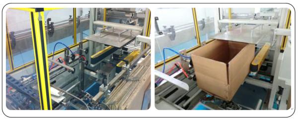 PLC Controlled GPK-40 Automatic Carton Erector For Opening Folding Cartons 8-10 Boxes/Min