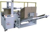 China Automatic Vertical Case Erector with Bottom Sealer 8-10 Cartons/Min for L300-650mm Boxes for sale