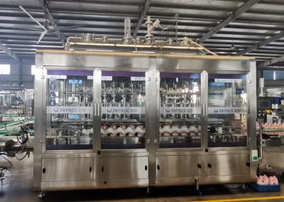 China 4 6 8 10 12 Head Linear Piston Liquid Filling Machine Automatic Jar Filling Machine 1-5L for sale