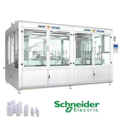 China Monoblock Pesticide Filling Machine 16 Nozzles 12 Capping Heads 10000 BPH 50ml for sale