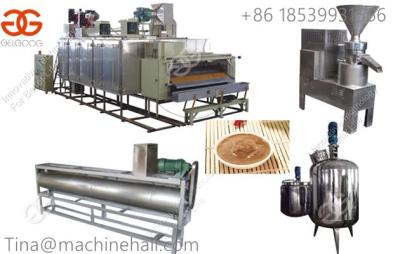 China Peanut paste production line for sale in factory price peanut butter making machine supplier for sale