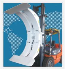 Cina Collegamento di carta girante del carrello elevatore del morsetto 360° del rotolo del breve braccio fisso in vendita
