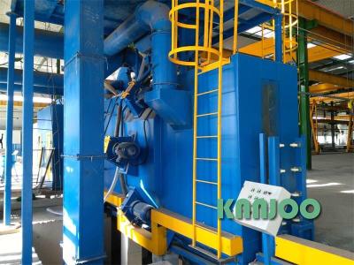 Cina Velocità di pulizia 0.5-5m/Min della macchina di granigliatura della struttura d'acciaio di elettricità in vendita