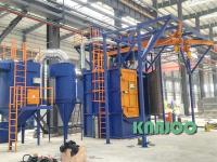China Large Volume Hanger Shot Blasting Machine Wirh PLC Control System for sale