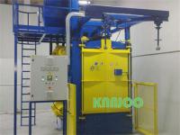 China PLC Spinner Hanger Shot Blasting Machine With High Cleaning Efficiency Sa 2.5 Surface Roughness for sale