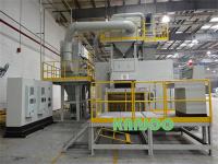 China Wire Mesh Shot Blasting Machine Professional Cleaning Solution for sale