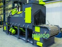 China Wire Mesh Shot Blasting Machine Professional Cleaning Solution for sale