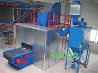 China Compact Wire Mesh Shot Blasting Machine for Cleaning for sale