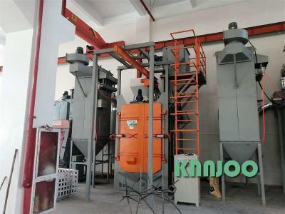 China Schotblaasmachine met een schoonmaakmethode met een laag geluidsniveau Te koop