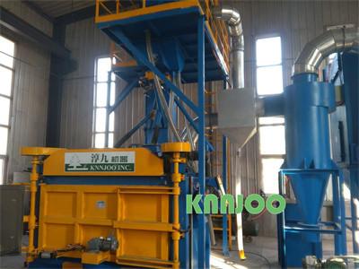 Cina 220V Turntable Shot Blasting Machine con efficienza di pulizia del 90% e grande capacità in vendita