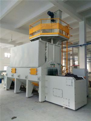 Cina Cavo Mesh Belt Shot Blasting Machine di controllo dello SpA per pulizia di alluminio del vaso in vendita