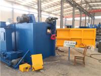 China PLC Control Turntable Shot Blasting Machine Direct Coupling Blast Wheel for sale