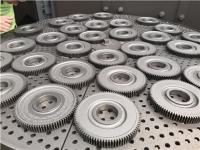 China PLC Control Turntable Shot Blasting Machine Direct Coupling Blast Wheel for sale