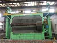 China 13min/Rod Wire Rod Shot Blasting Machine PLC program control for sale