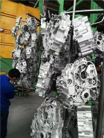 China Surface Treatment Catenary Shot Blasting Machine 7 Blastwheels for sale