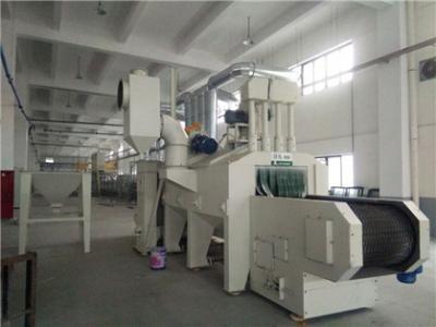 Cina pulizia delle parti di Alumnium della macchina di 0.5m/Min Wire Mesh Shot Blasting in vendita