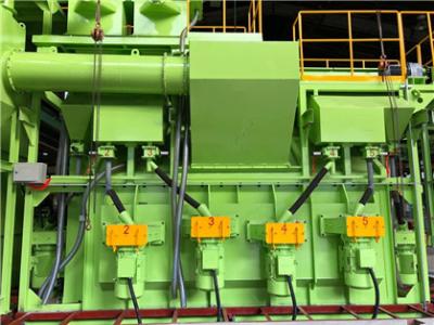 Cina Controllo 20r/Min dello SpA di Rod Shot Blasting Machine del cavo di Ra6.3 Ra12.5 in vendita