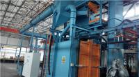 China Catenary Continous Hook Shot Blasting Machine Cleaning Valve for sale