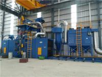 China QH69 Through Type Roller Conveyor Shot Blasting Machine Rust Removal for sale