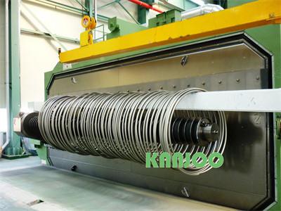 Cina Rimozione della ruggine della macchina di Rod Coil Blastrac Shot Blasting del cavo in vendita