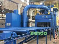 China Steel Structure H Beam Shot Blasting Machine Pass Through Type for sale