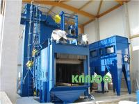 China Steel Structure H Beam Shot Blasting Machine Pass Through Type for sale