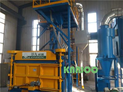 Cina Doppia stazione della macchina rotatoria di Mesh Table Wheel Shot Blasting in vendita