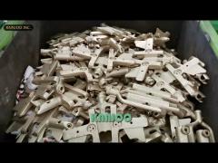 Tilt drum shot blasting machine