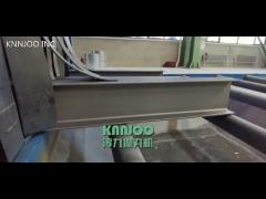 Workpiece L3580mm Roller Conveyor Shot Blasting Machine For Metal Sheet Cleaning