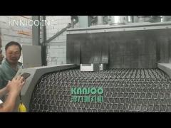 wire mesh belt shot blasting machine