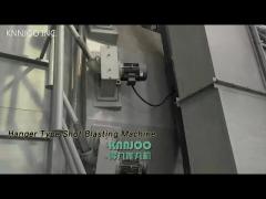 Orbital Hanger Type Shot Blasting Machine Forging Parts Double Hook