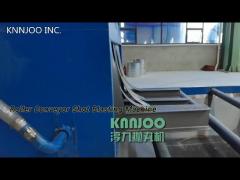Electric Roller Conveyor Shot Blasting Machine 0.5m/Min For Surface Cleaning