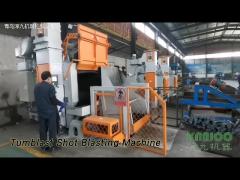 Rubber Belt Crawler Tumblast Shot Blasting Machine Sa2.5 Low Noise For Cleaning