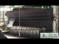 Surface Cleaning Wire Rod Shot Blasting Machine Rust Removal High Efficiency