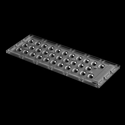 China 3030 LED Street Light Lens 80 LEDs Water Resistant 270mm×104mm for sale