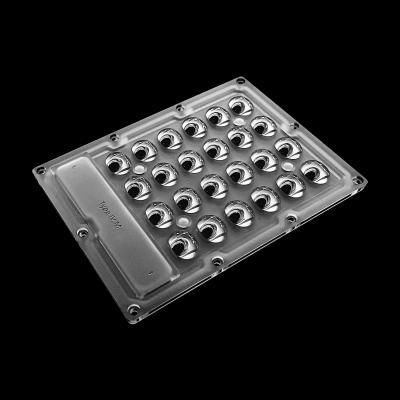 China Customized 3030 LED Street Light Lens For Street Lamp Flood Lighting for sale