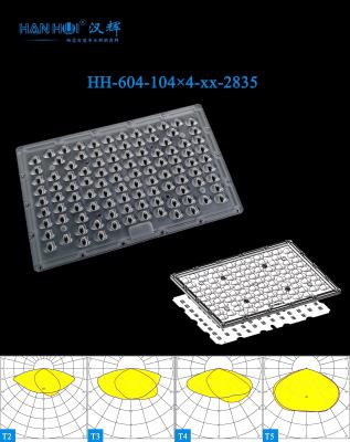 Κίνα 416pcs 2835LEDs T2M/T3M/T4S/T5 Διαθέσιμα Υψηλής απόδοσης υλικό PC Βέλτιστη έξοδος φωτισμού Οδικός φωτισμός & Φαρμακείο φωτισμός LED φακούς προς πώληση