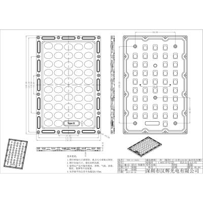 Cina Lente LED 3030 con grado di protezione IP65, 230x150mm, materiale ottico PC, 168 LED, lente per illuminazione stradale in vendita